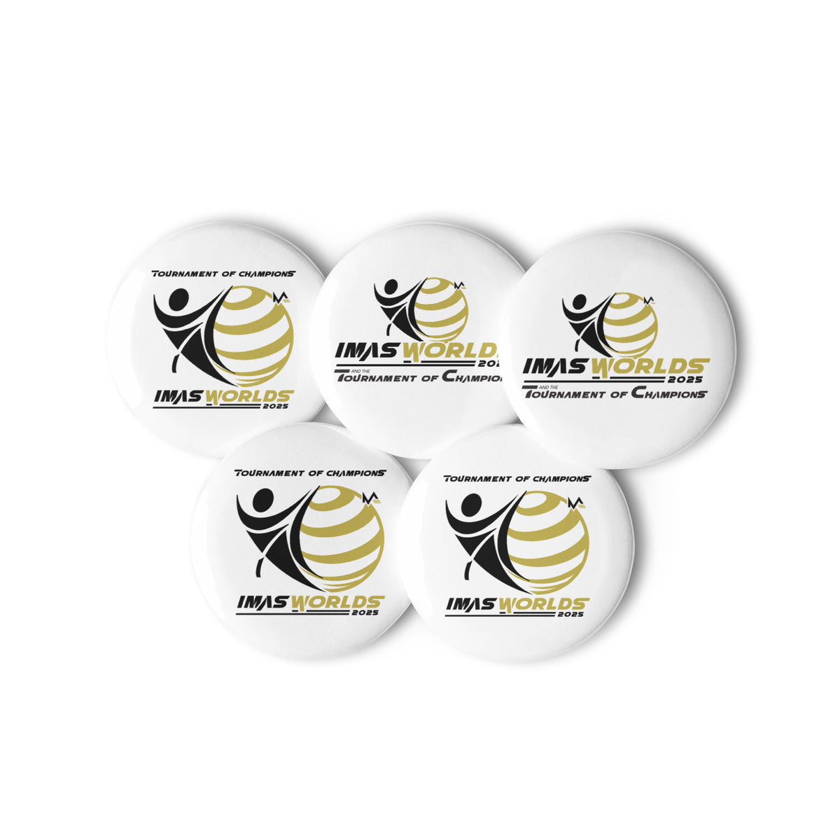 Set of 5 pin buttons – Innovative Martial Arts Systems